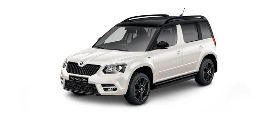 Skoda Yeti Monte Carlo Colours, Available in 7 Colours in Thailand ...